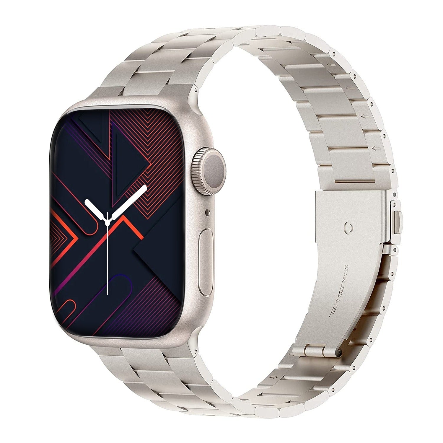 Arcadia Starlight Stainless-Steel | Band for Apple Watch ® – i-ccessories